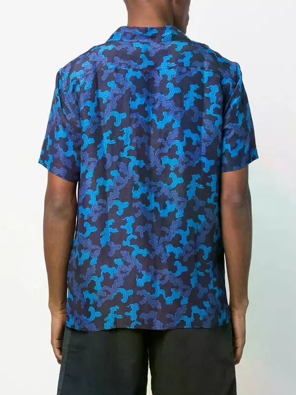 Orlebar Brown Hibbert Linen-blend Shirt - Blue
