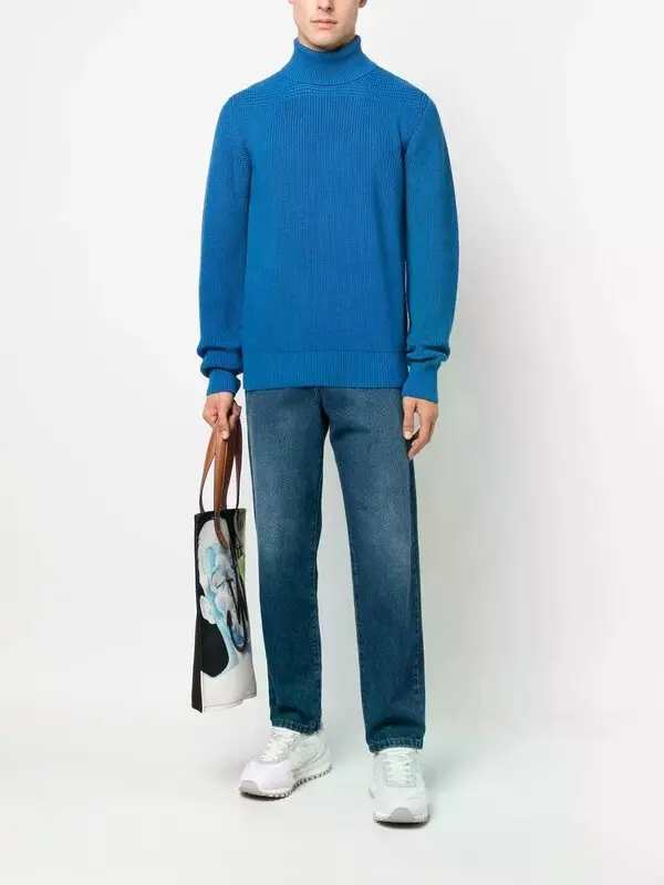 Orlebar Brown Chunky-knit Roll Neck Jumper