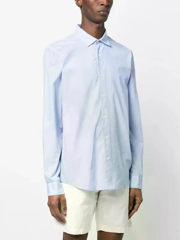 Orlebar Brown Button-up Long-sleeved Shirt - Blue