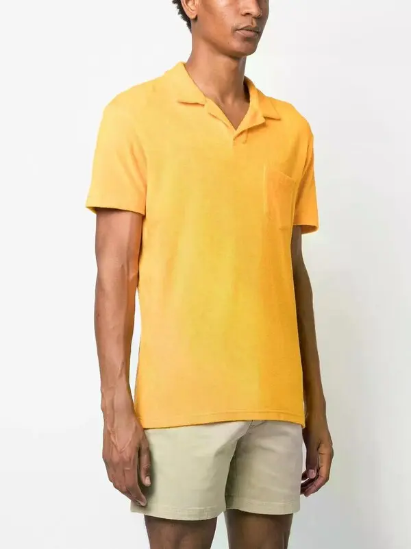 Orlebar Brown Solid-color Polo Shirt - Orange