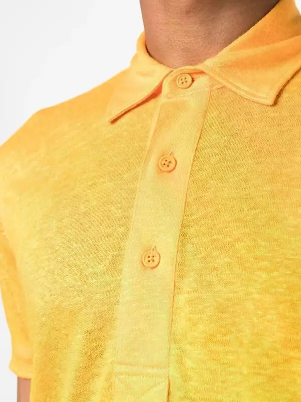 Orlebar Brown Sebastien Linen Polo Shirt