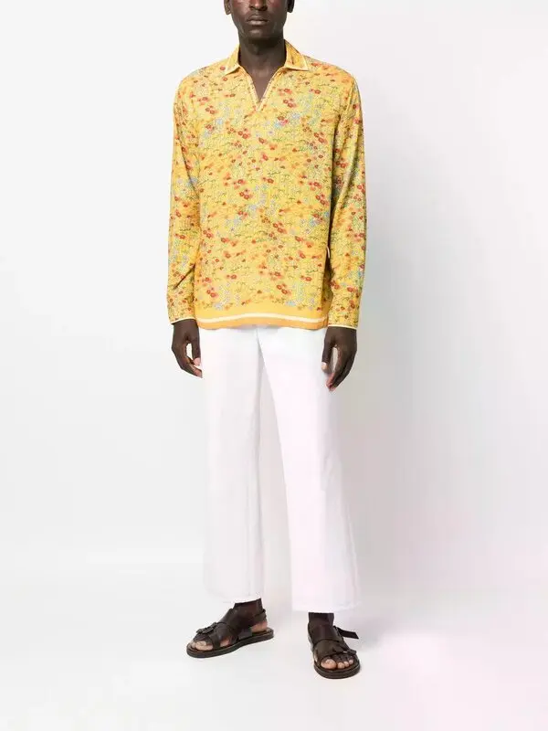 Orlebar Brown Ridley Solo Fantasy Shirt - Yellow