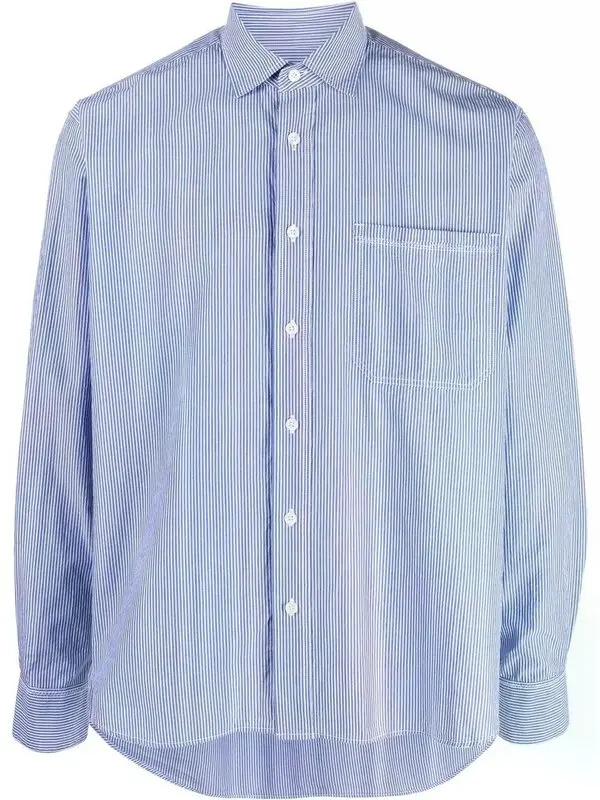 Orlebar Brown Grasmoor Long-sleeve Striped Shirt