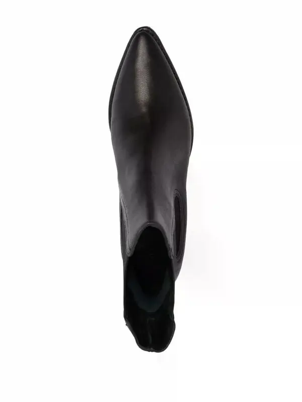 DEL CARLO Mid-heel Leather Boots
