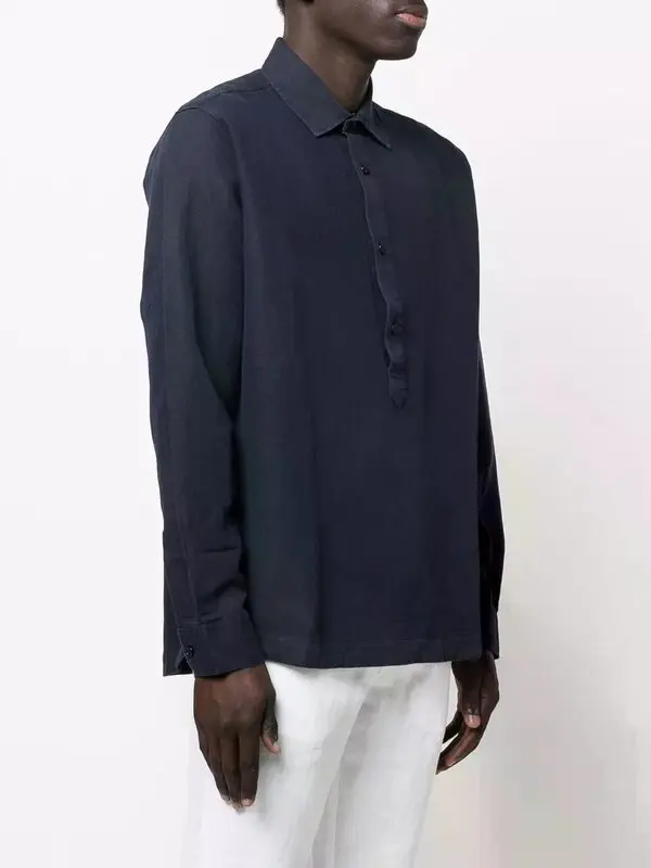 Orlebar Brown Long-sleeve Pullover Shirt