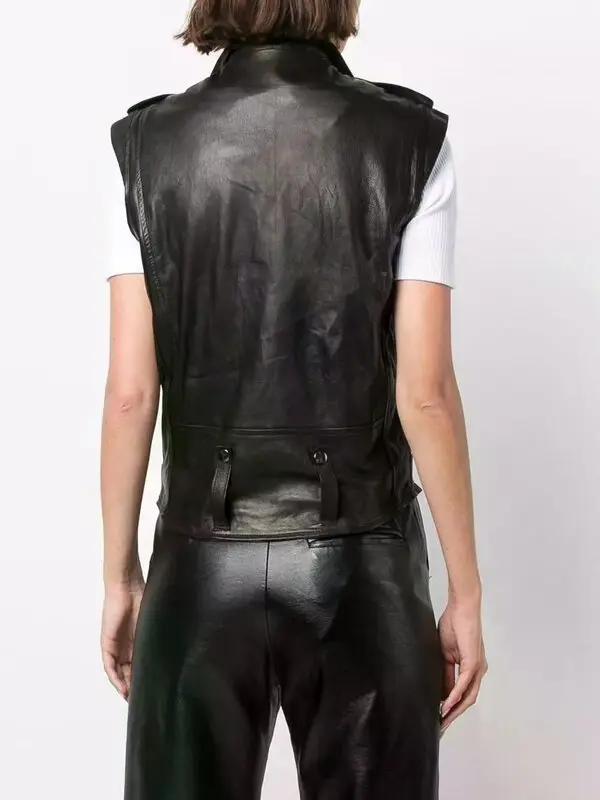 GIORGIO BRATO Leather Biker Jacket