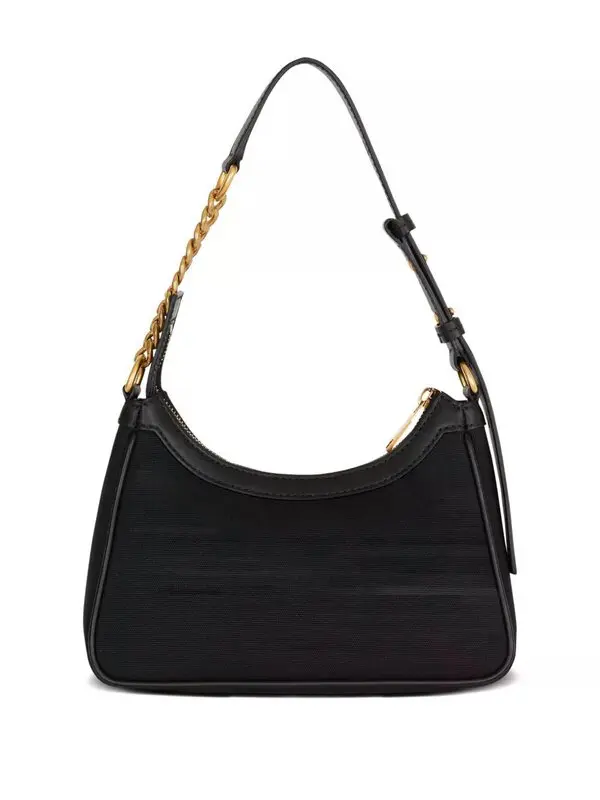 Balmain B-army Logo-plaque Chain Shoulder Bag - Black