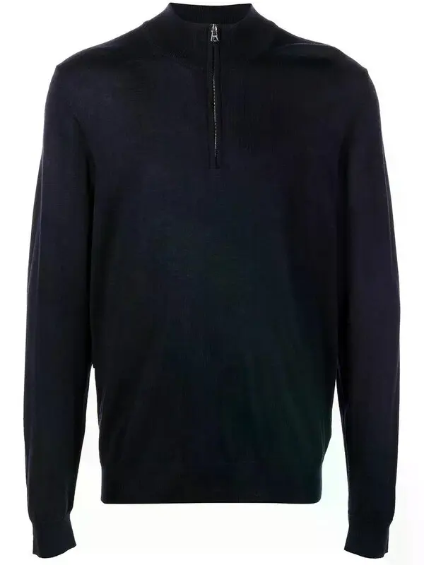Orlebar Brown Half-zip Merino Sweater
