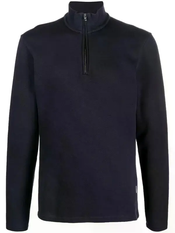 Orlebar Brown Zip-front Funnel Neck Sweater