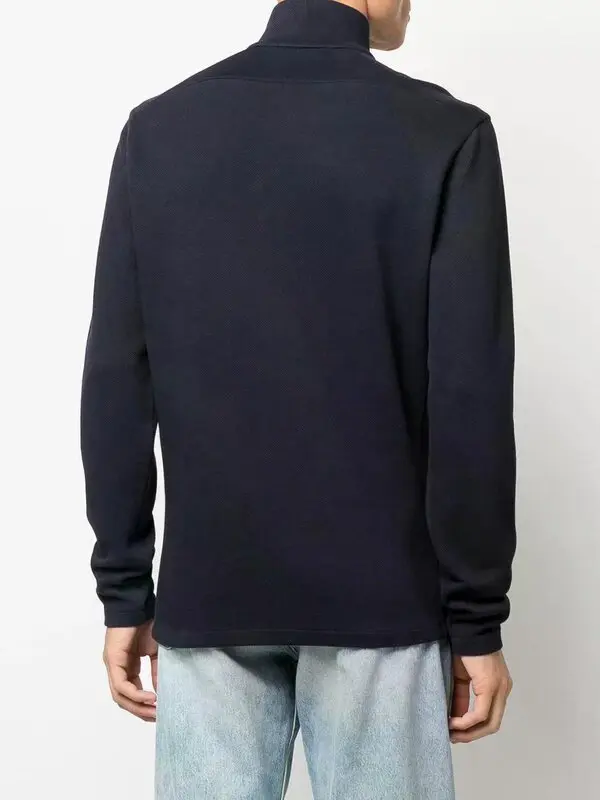 Orlebar Brown Zip-front Funnel Neck Sweater