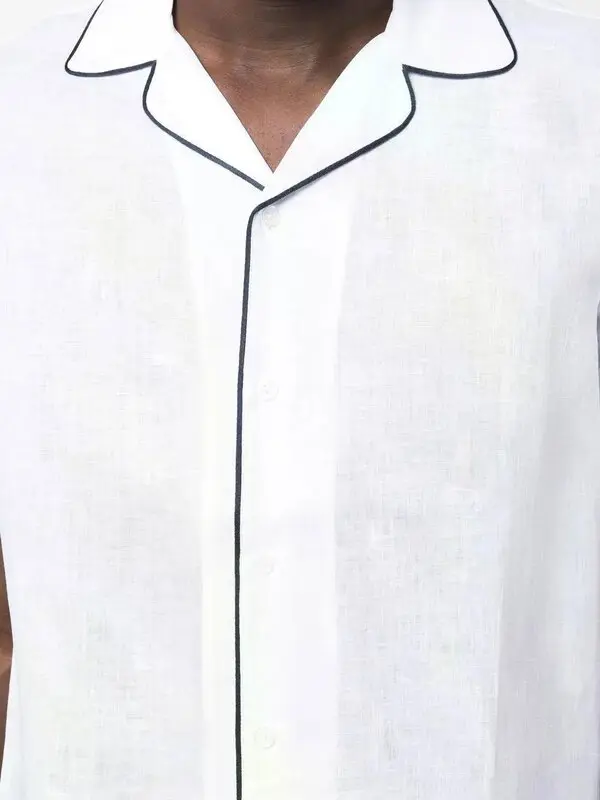 Orlebar Brown Hibbert Piped-trim Detail Shirt