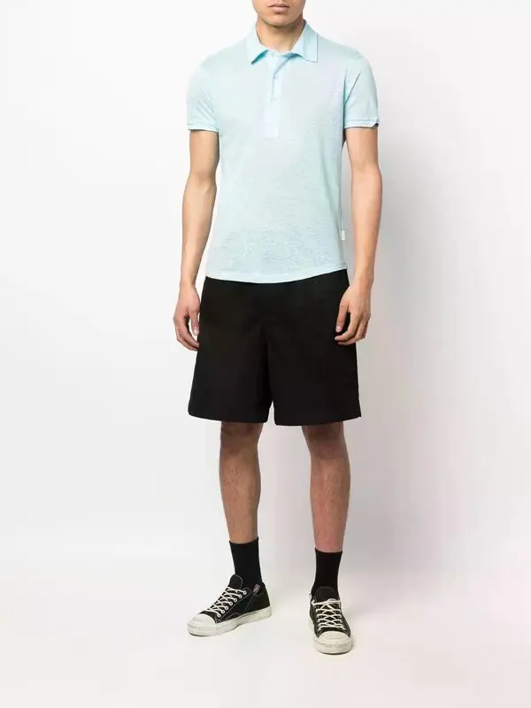 Orlebar Brown Button-placket Detail Polo Shirt - Blue