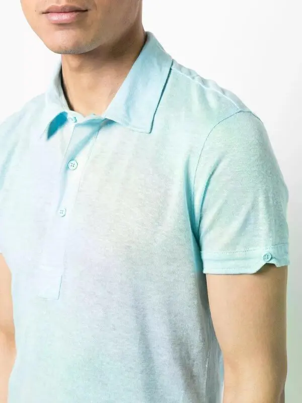 Orlebar Brown Button-placket Detail Polo Shirt - Blue