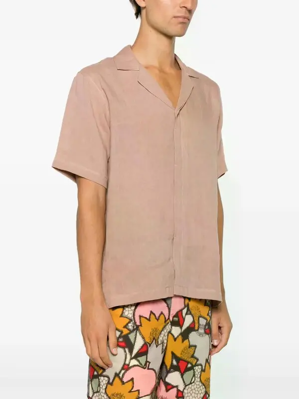 Orlebar Brown Maitan Linen Shirt - Pink