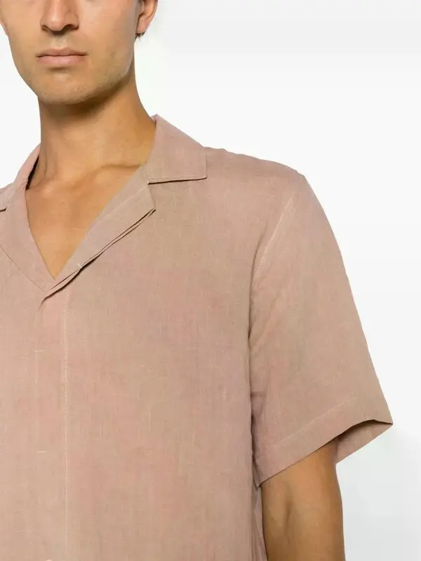 Orlebar Brown Maitan Linen Shirt - Pink