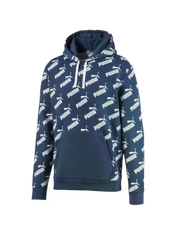 PUMA Amplified Logo-print Hoodie
