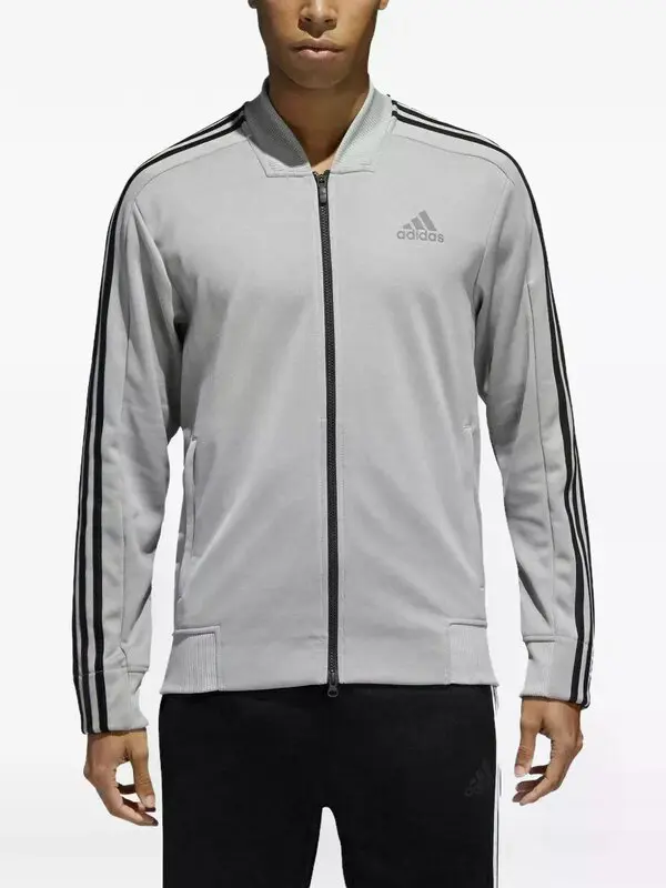 Adidas Id Stripe Track Jacket - Grey