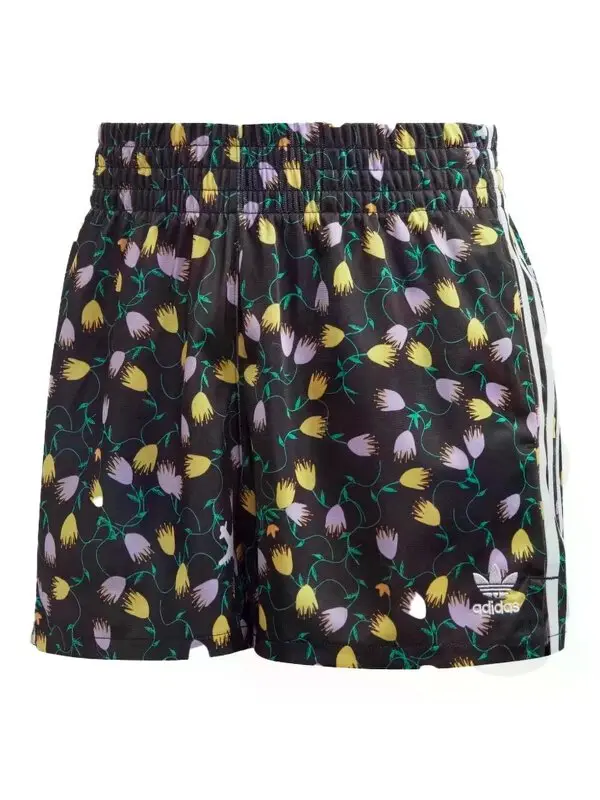 Adidas Allover Print Shorts - Black