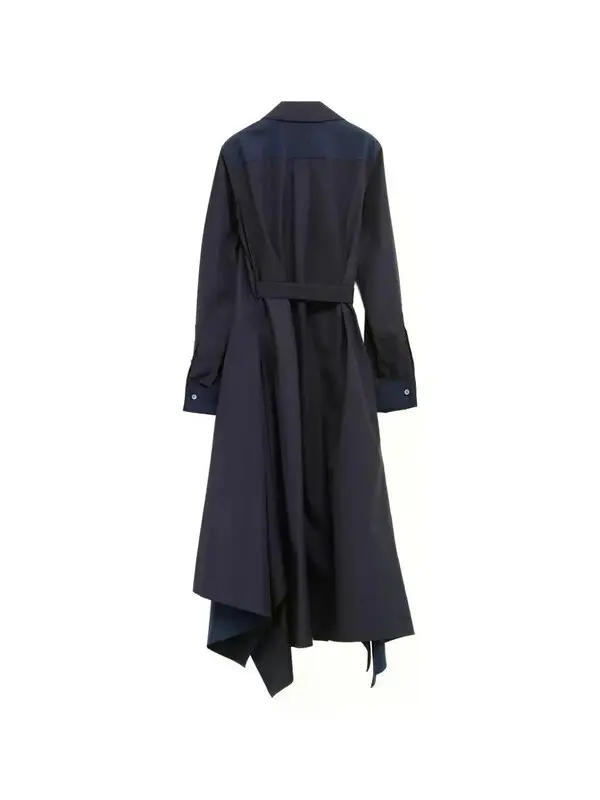 Loewe Layered Belted Midi Dress - Blue