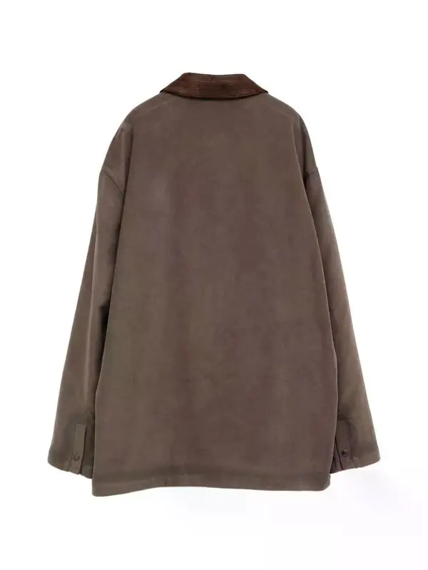 Loewe Corduroy-collar Logo-patch Jacket