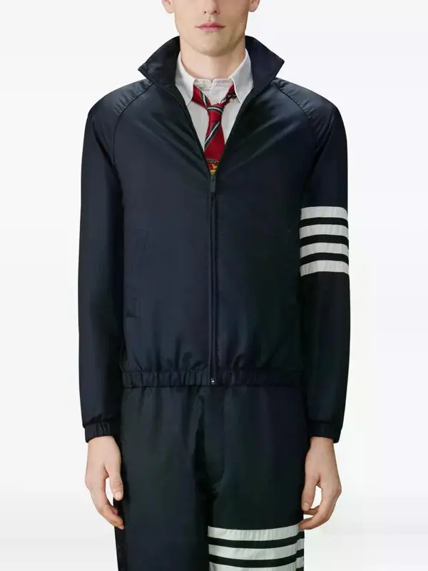 Thom Browne Four-bar Stripe Detail Jacket - Blue