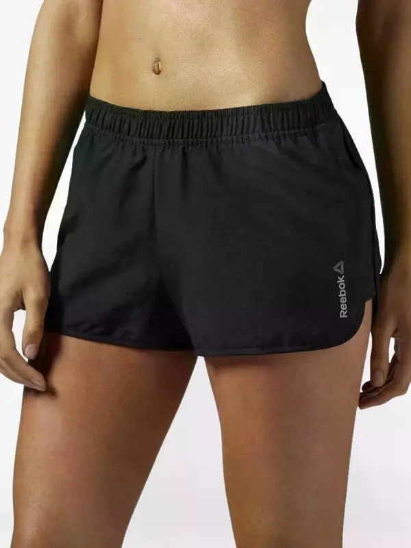 REEBOK Logo Detail Shorts - Black