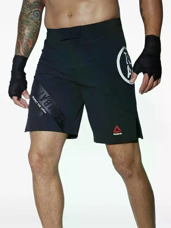 REEBOK Mma Printed Shorts - Black
