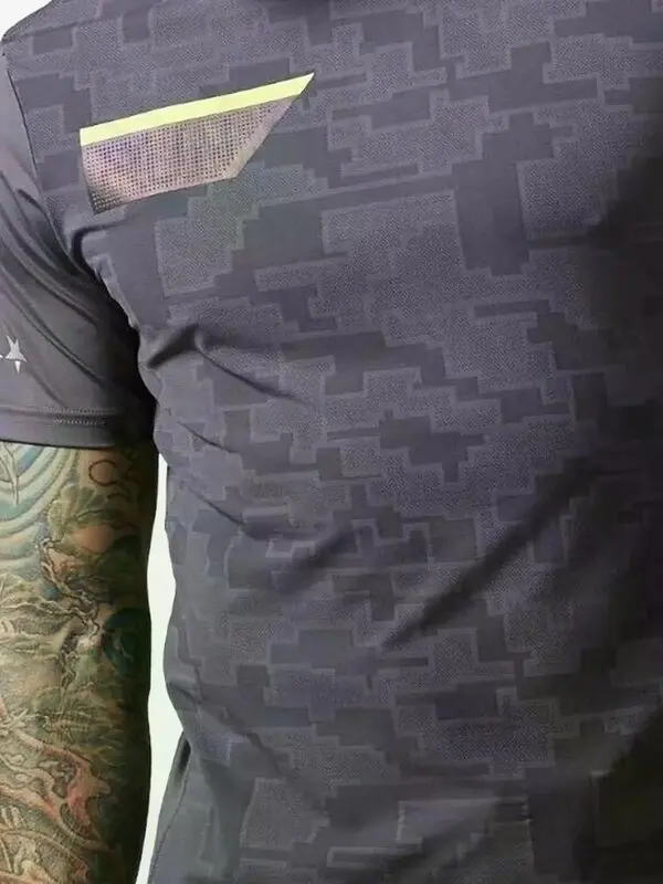 REEBOK Patterned Running T-shirt