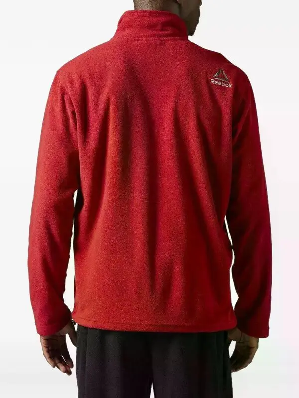 REEBOK Quarter-zip Sweatshirt - Red