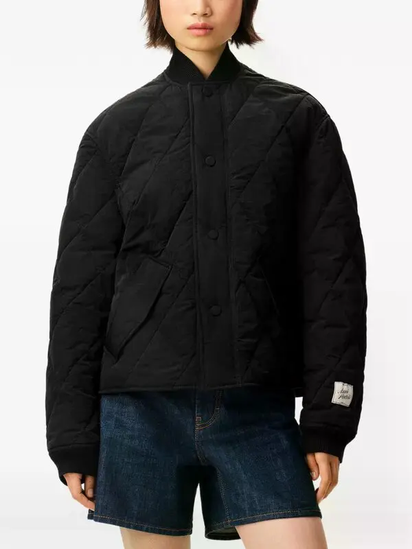 AMI Paris Quilted Padded Jacket - Black