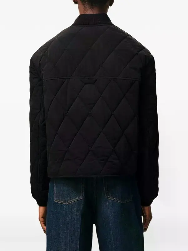 AMI Paris Quilted Padded Jacket - Black