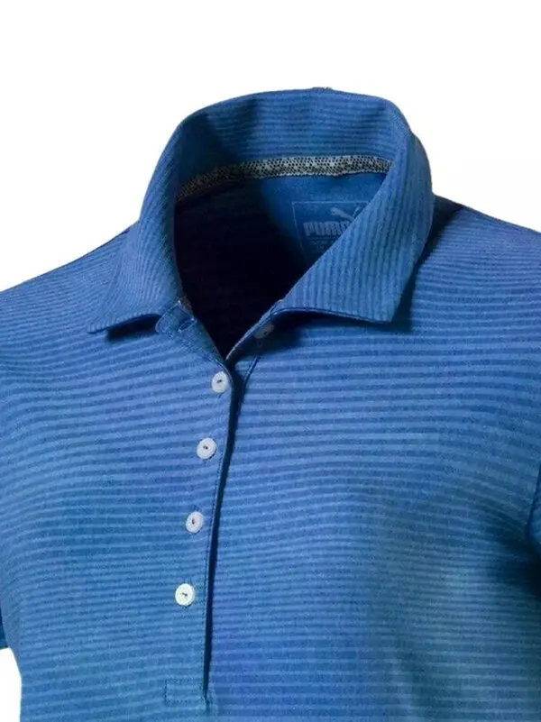PUMA Striped-pattern Polo Shirt