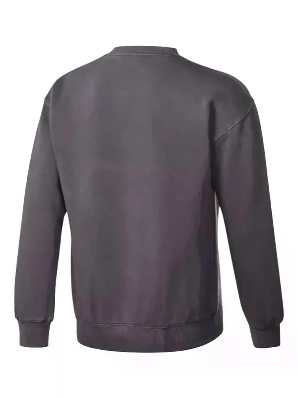 REEBOK Embroidered Logo Sweatshirt - Black