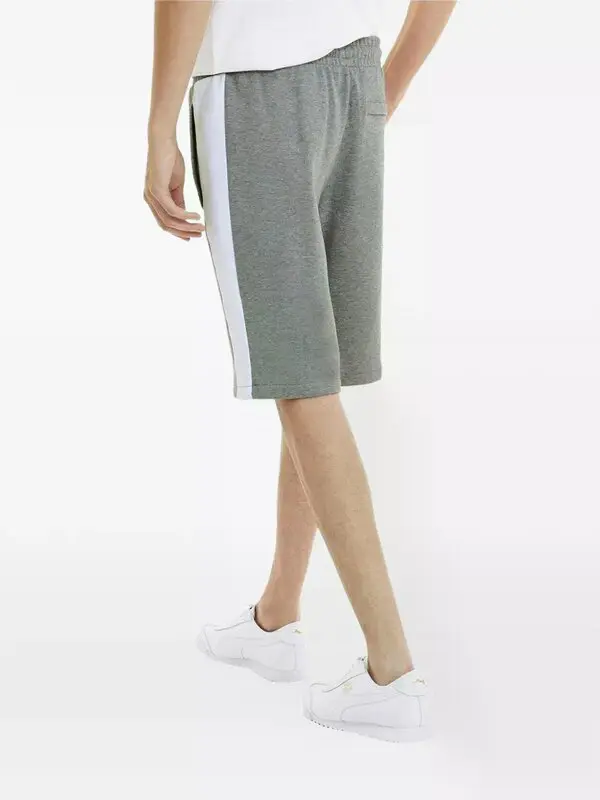 PUMA Striped Logo Shorts - Grey