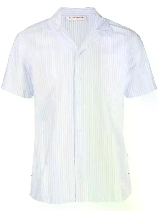 Orlebar Brown Travis Striped Short-sleeve Shirt