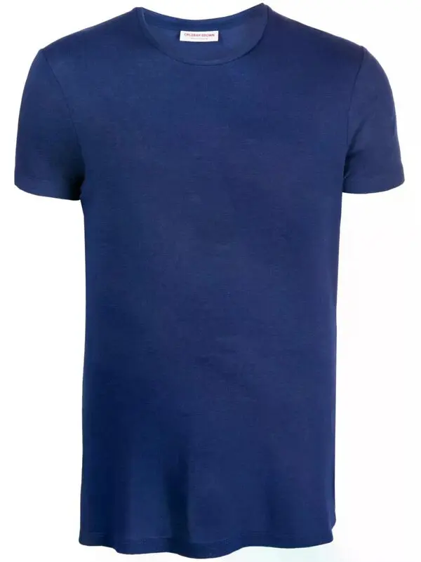 Orlebar Brown Plain Cotton-modal T-shirt - Blue