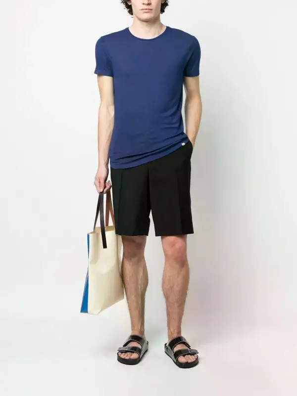 Orlebar Brown Plain Cotton-modal T-shirt - Blue