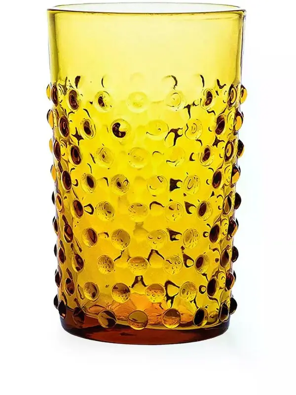 KLIMCHI Hobnail Textured-finish Tumblers - Orange