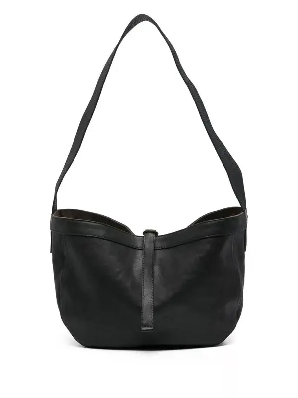TAIGA TAKAHASHI Newsboy Shoulder Bag - Black