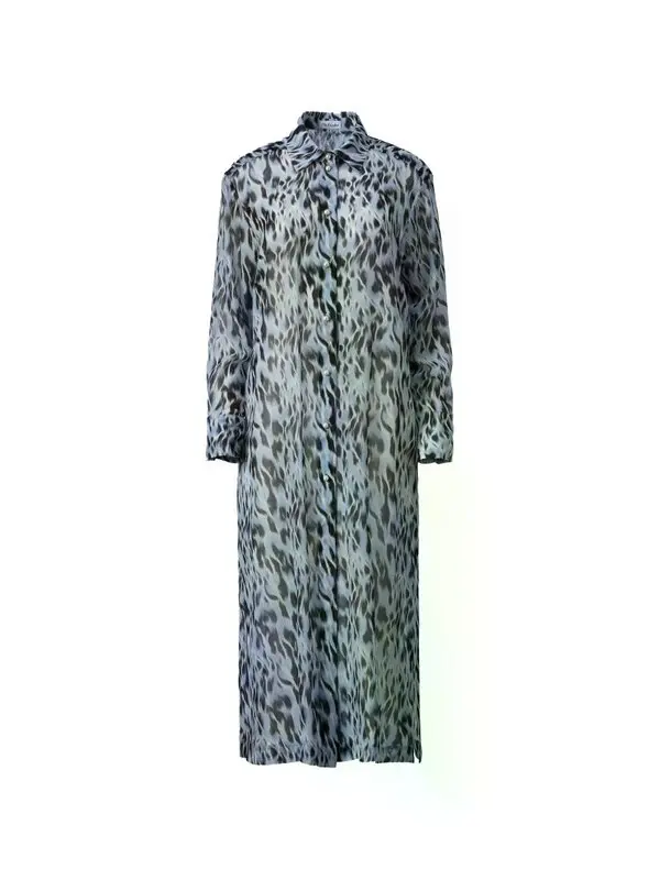 MIA PECULIAR Polo-collar Midi Dress