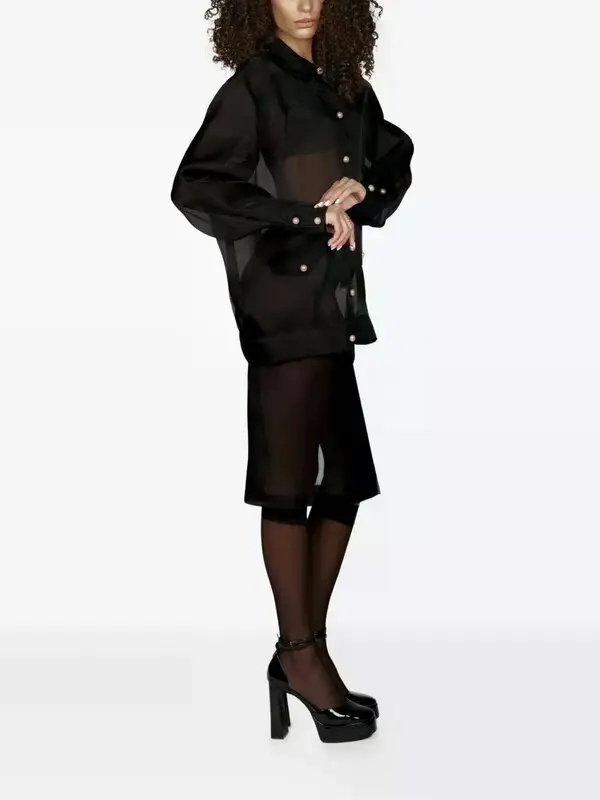 MIA PECULIAR Pearl-button Shirt