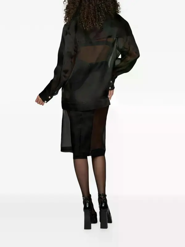 MIA PECULIAR Pearl-button Shirt