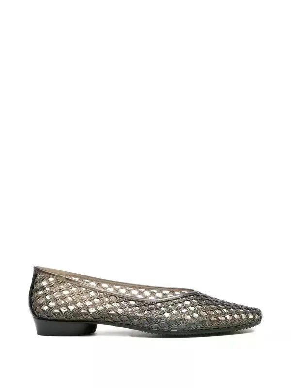 HEAVENLY JELLY Woven Ballet Flats
