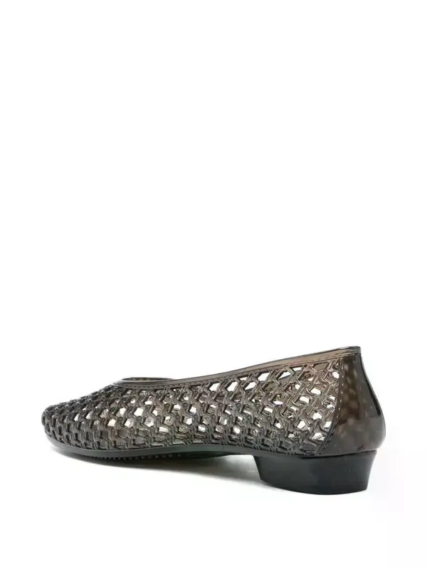 HEAVENLY JELLY Woven Ballet Flats