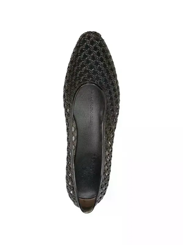 HEAVENLY JELLY Woven Ballet Flats