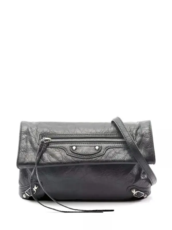 Balenciaga 2010s Mini Classic Envelope Strap Shoulder Bag - Black