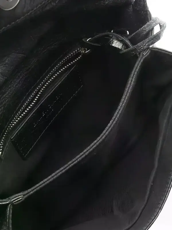 Balenciaga 2010s Mini Classic Envelope Strap Shoulder Bag - Black