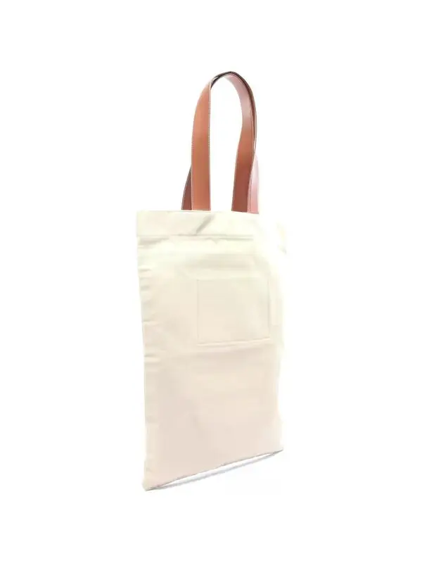 JIL SANDER 2000s Shopper Tote Bag - Neutrals