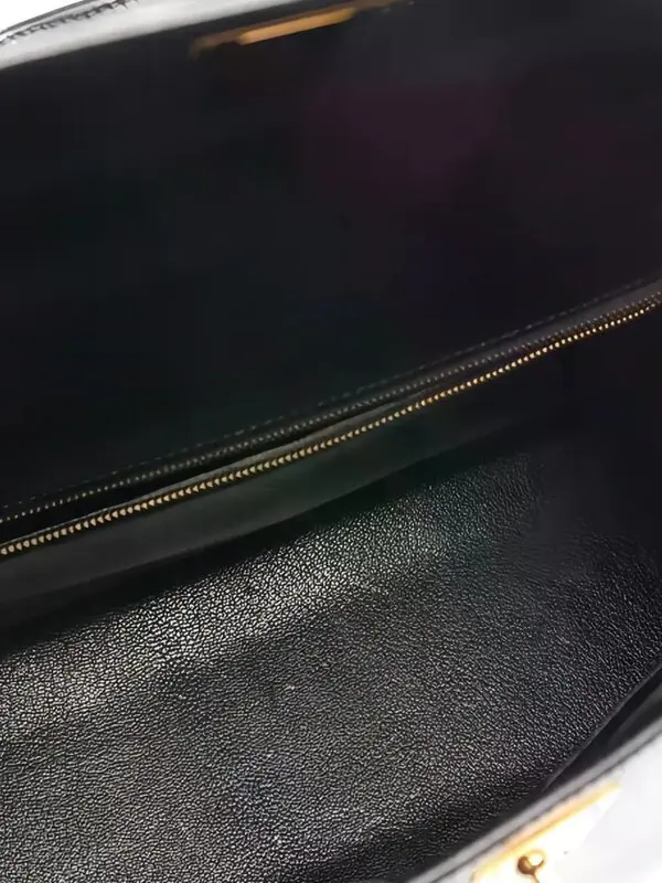 Hermès 1994 28 Kelly Leather Handbag - Black