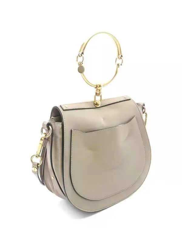 Chloé 2000s Medium Nile Bracelet Leather Handbag - Neutrals